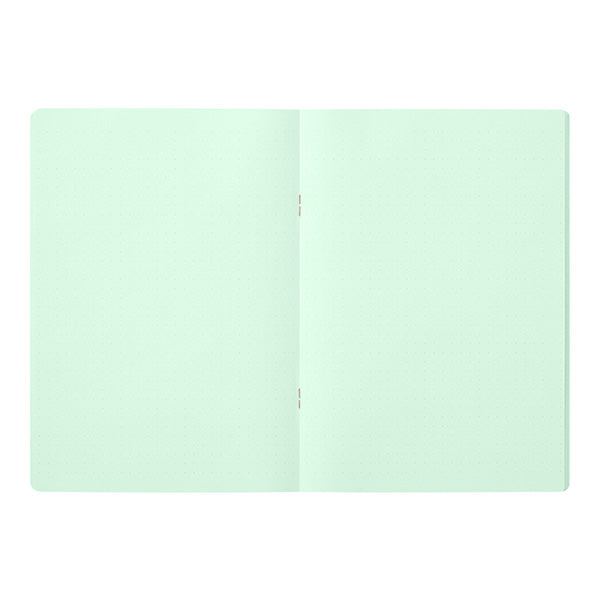 Midori Colour Notebook - 5 mm Dotted - Green - A5 – Bunbougu