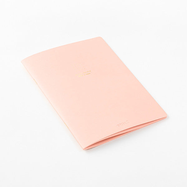 Midori Colour Notebook - 5 mm Dotted - Pink - A5 – Bunbougu