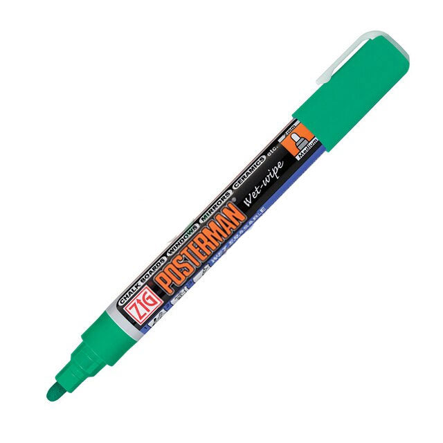 Kuretake ZIG Posterman Waterproof Chalk Marker - 2 mm Tip – Bunbougu