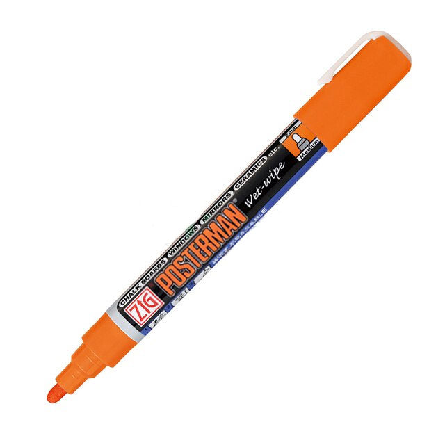 Kuretake ZIG Posterman Waterproof Chalk Marker - 2 mm Tip – Bunbougu