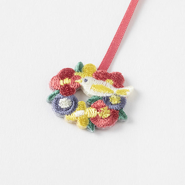 Midori Embroidery Clip Bookmark - Bird – Bunbougu