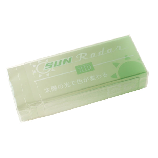 Seed Sun Radar Eraser - Light Green / Blue – Bunbougu
