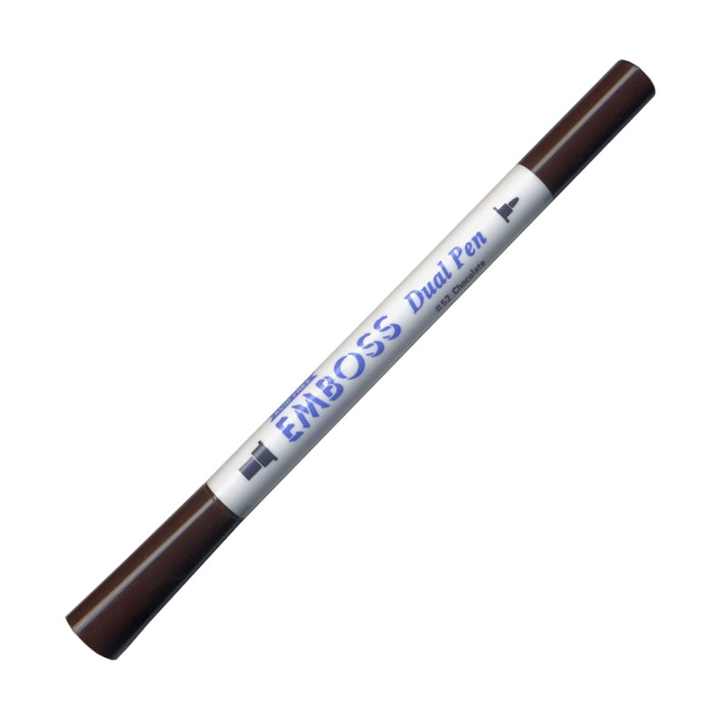 Tsukineko Emboss Clear Embossing Double-sided Pen - Bullet Tip/Chisel ...